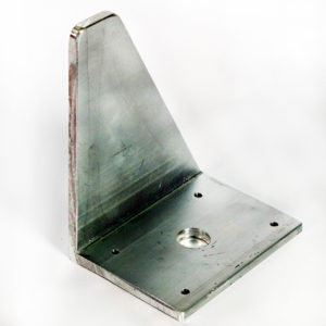 Sliding Door Wall Locking Bracket Mill Finish | Ace Doors